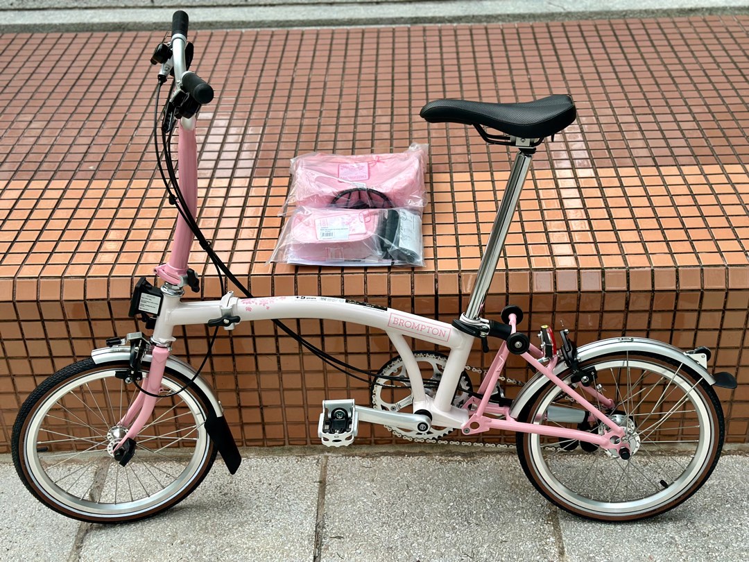 [100% 全新 不議價]Brompton Cherry Blossom （亞太地區限量版）, 運動產品, 單車及配件, 單車 - Carousell
