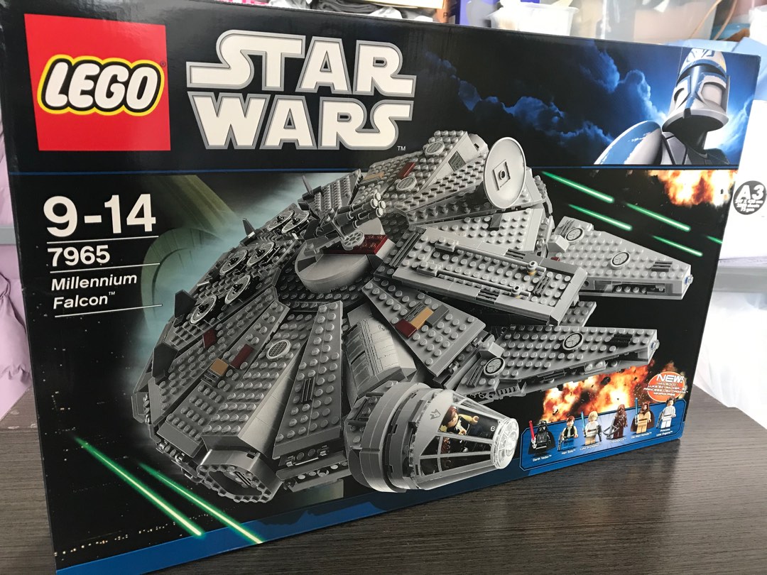 100% New 全新 未開封 Lego 7965 Millennium Falcon 千年飛鷹 千歲鷹 Star Wars 星球大戰 星際大戰 luke skywalker Leia ...