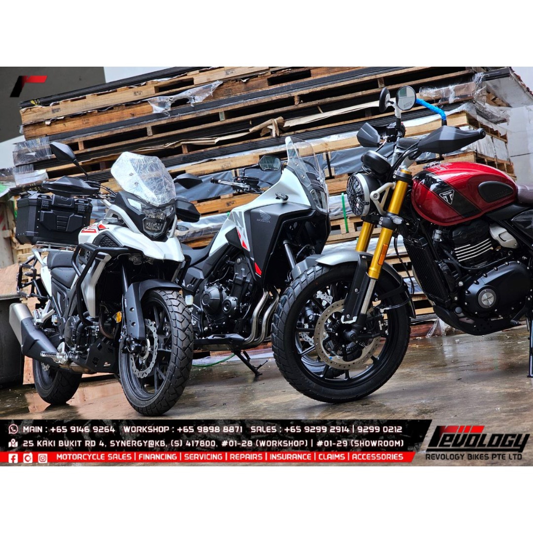 $1000 COE REBATE! READY STOCK ! READY TO REGISTER ! HONDA NX400 | NX 400 | TRIUMPH SCRAMBLER ...