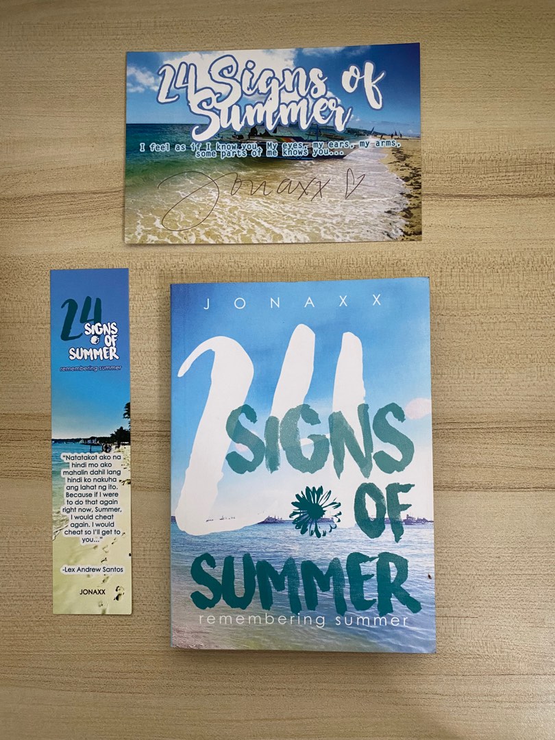 24 Signs of Summer - Jonaxx, Hobbies & Toys, Books & Magazines, Fiction ...