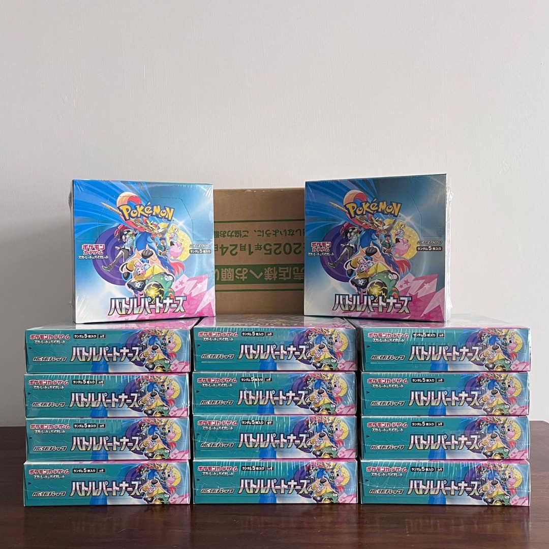 (剩6)初版 ️‍🔥有錯版UR‼️ PTCG SV9 戰鬥夥伴 日🇯🇵 原盒有膜📦 可加特典promo 4盒以上包SF, 興趣及遊戲, 玩具 & 遊戲類 - Carousell