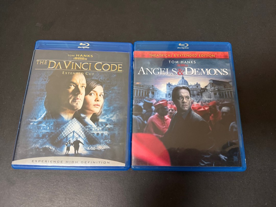 達芬奇密碼 + 天使與魔鬼 藍光 THE DAVINCI CODE + ANGELS & DEMONS Blu-ray, 興趣及遊戲, 音樂 ...