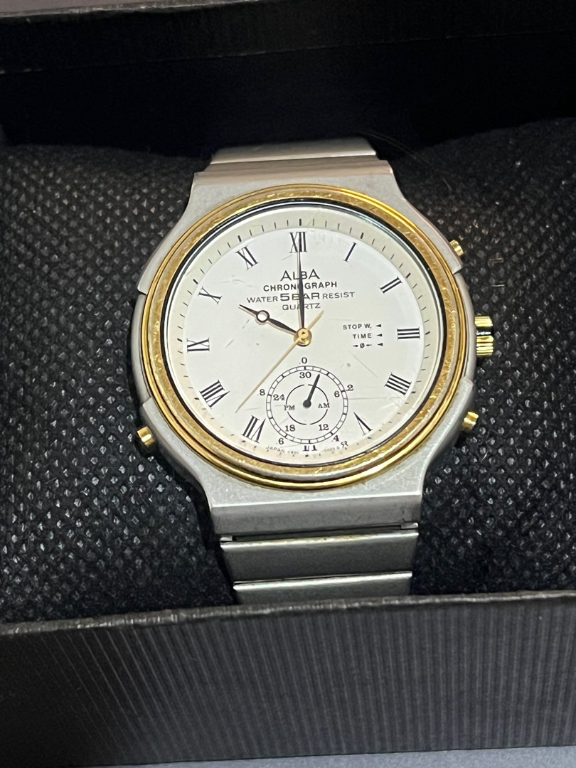 ALBA chronograph by Seiko, Men's Fashion, Watches & Accessories ...