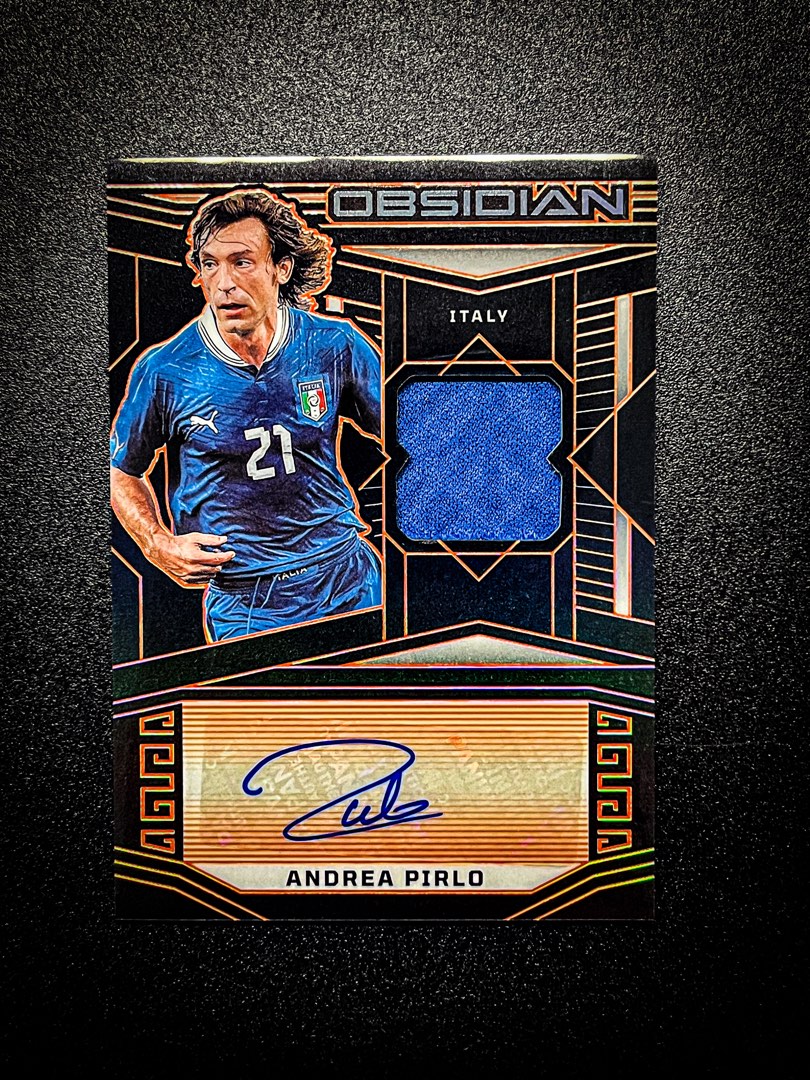 Andrea Pirlo /#06 AUTOGRAPH Obsidian Soccer 2023 - panini soccer card ...