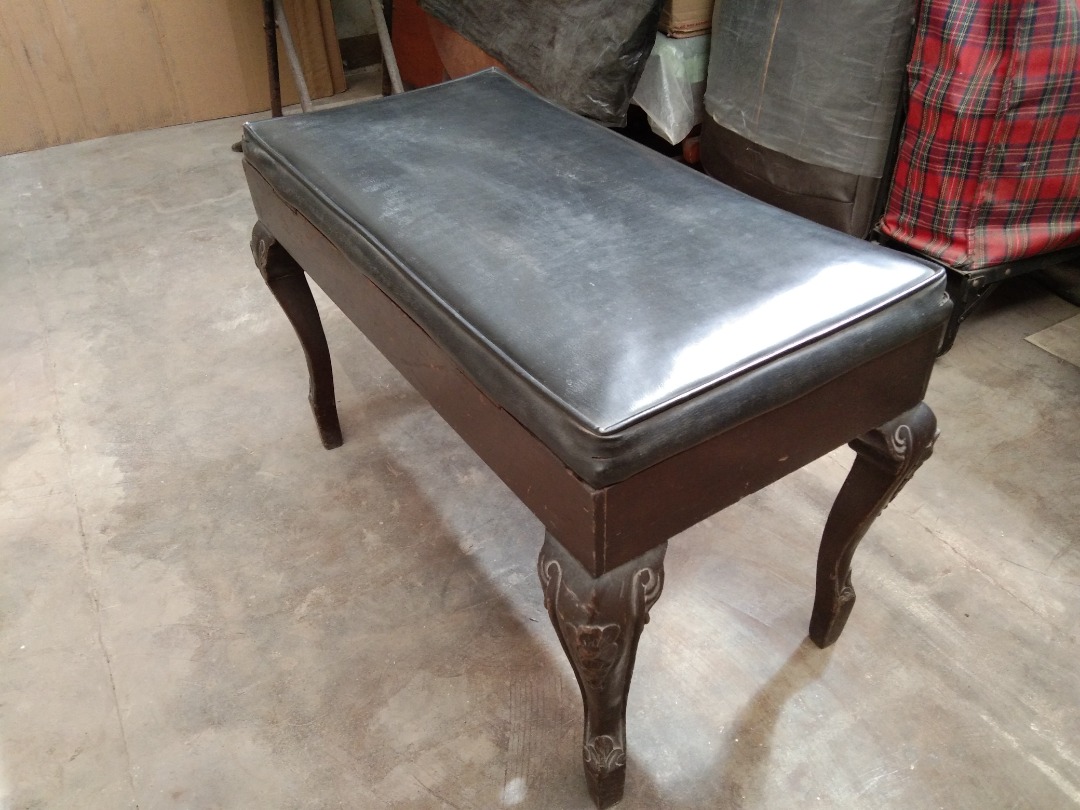 Antique Piano Bench, Furniture & Home Living, Furniture, Chairs on ...