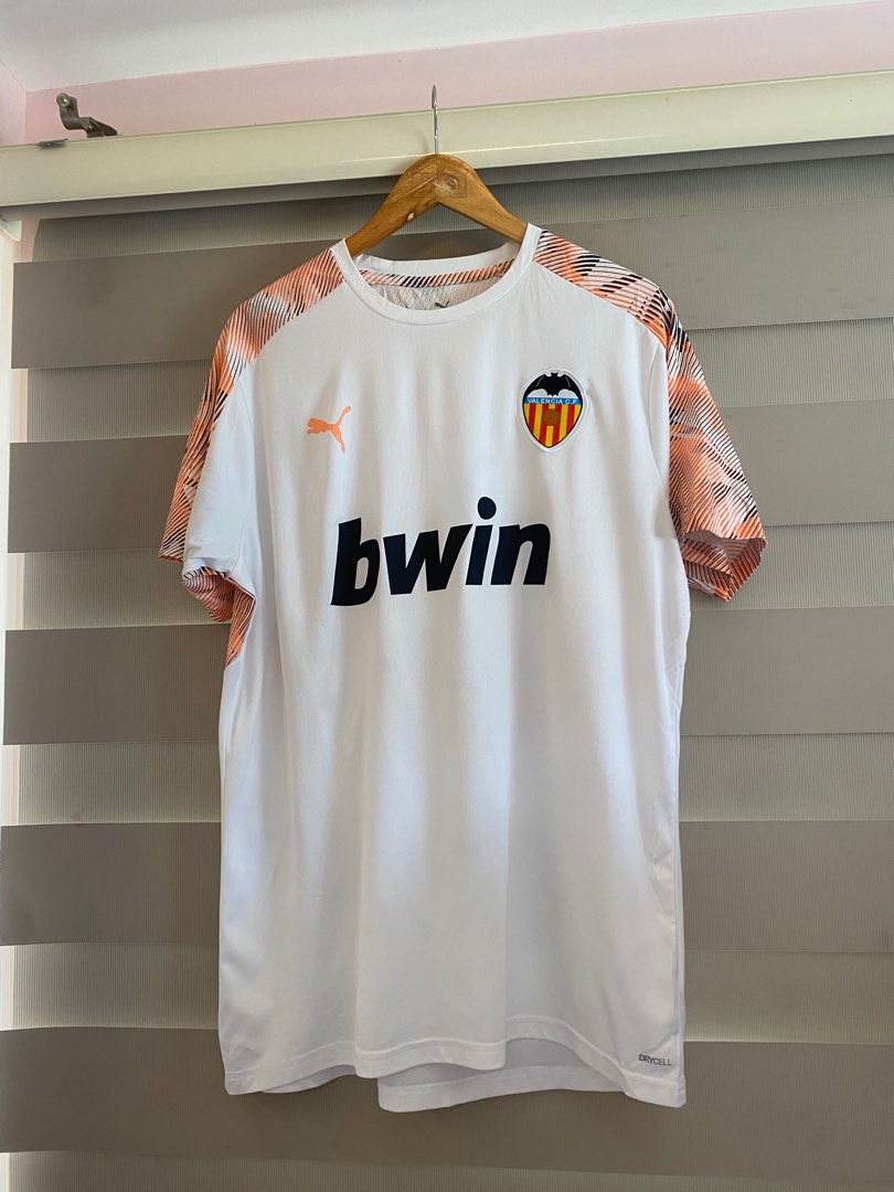 Authentic Valencia Puma CF Football Training Shirt Jersey, Men's ...