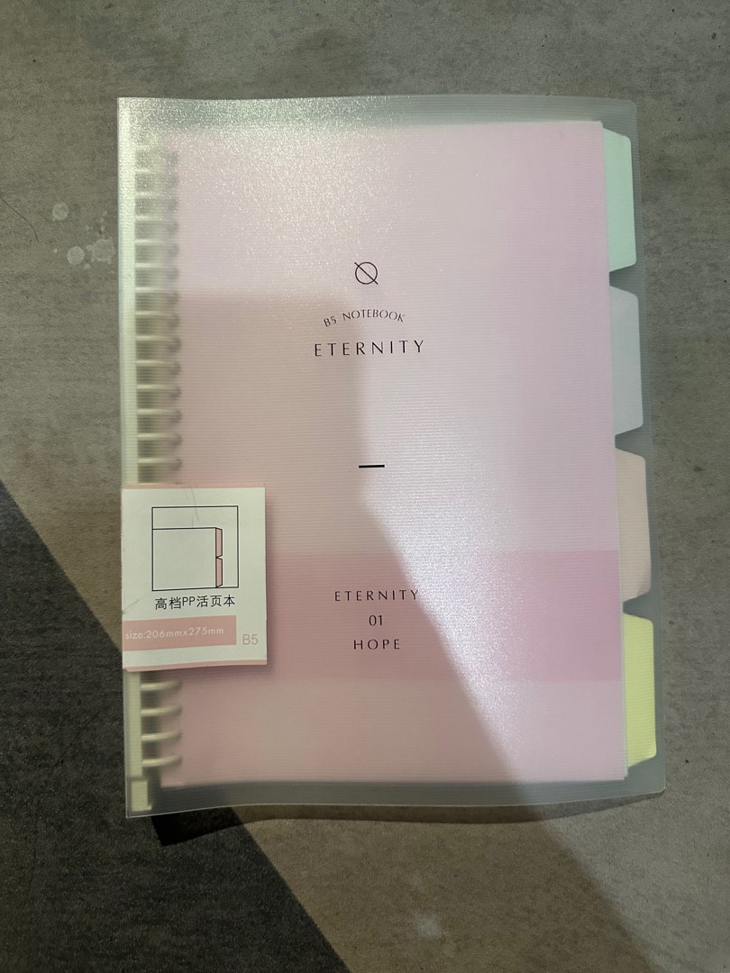 B5 Binder Notebook + Loose leaf refill lined, Hobbies & Toys, Books ...