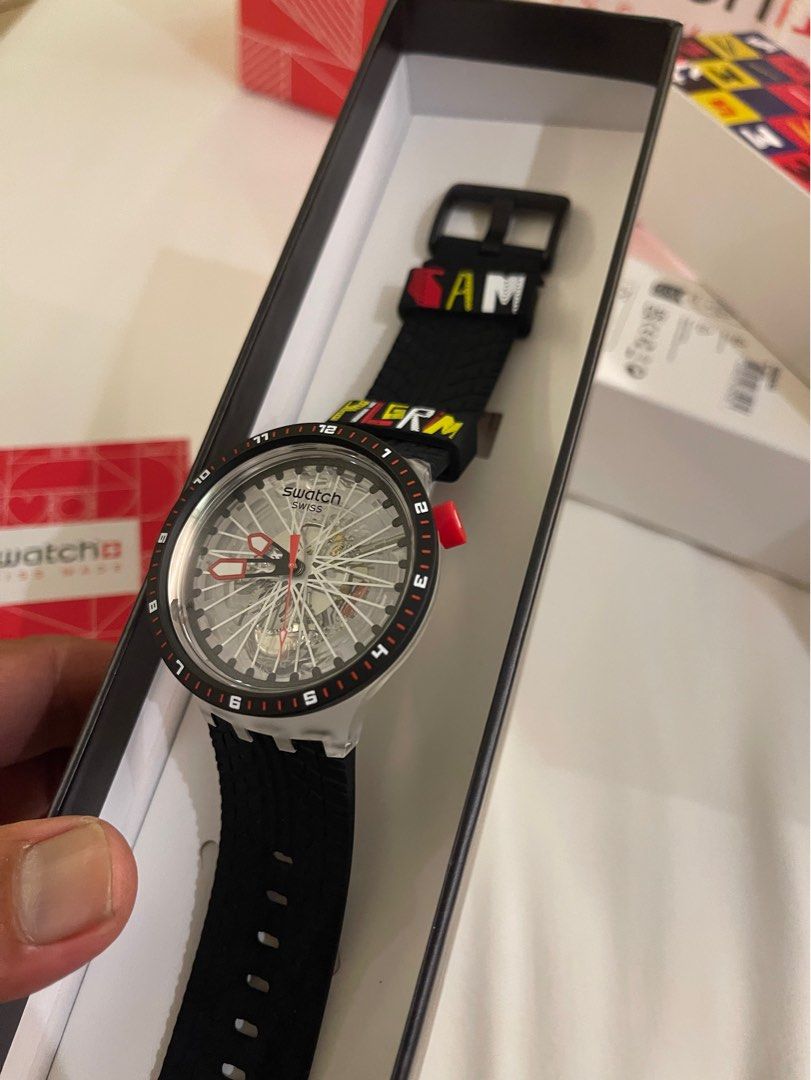 Barang rare special edition OG swatch collab sam pilgrim design rim bmx ...