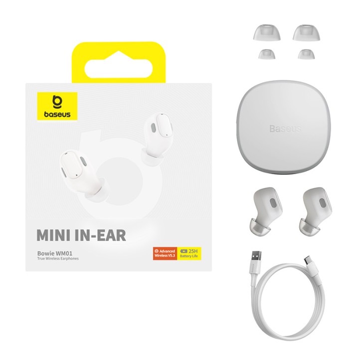 Baseus Mini In-Ear WM01 Wireless Bluetooth Earphones, Audio, Earphones ...