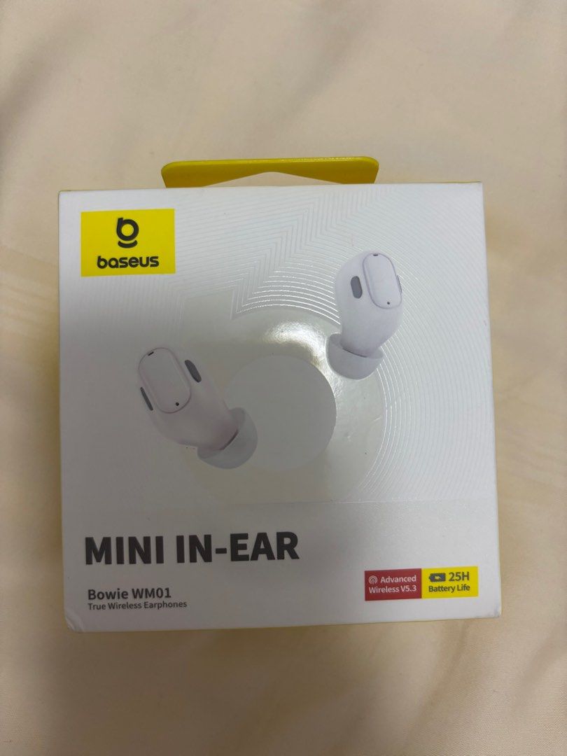 Baseus Mini In-Ear WM01 Wireless Bluetooth Earphones, Audio, Earphones ...
