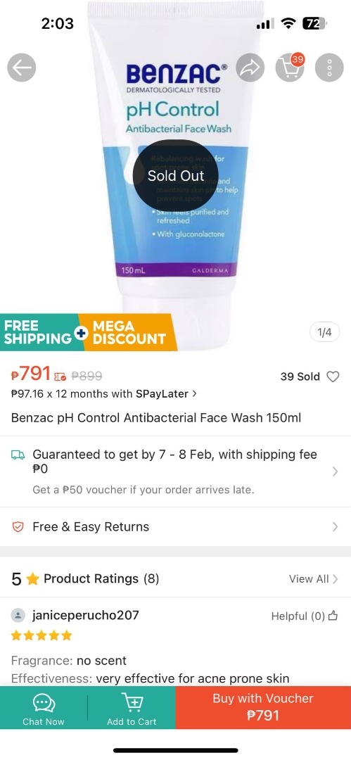 Benzac pH Control Facial Wash, Beauty & Personal Care, Face, Face Care ...