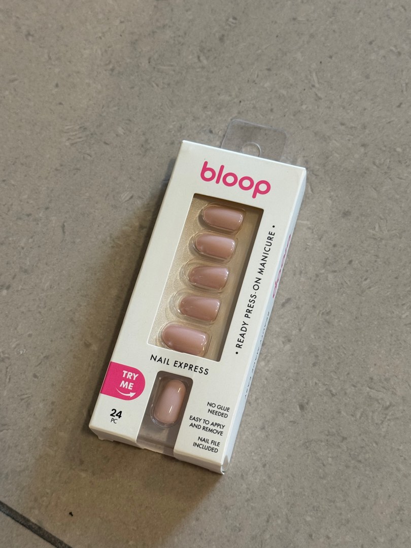 BLOOP Basic Press On Manicure, Beauty & Personal Care, Hands & Nails on Carousell
