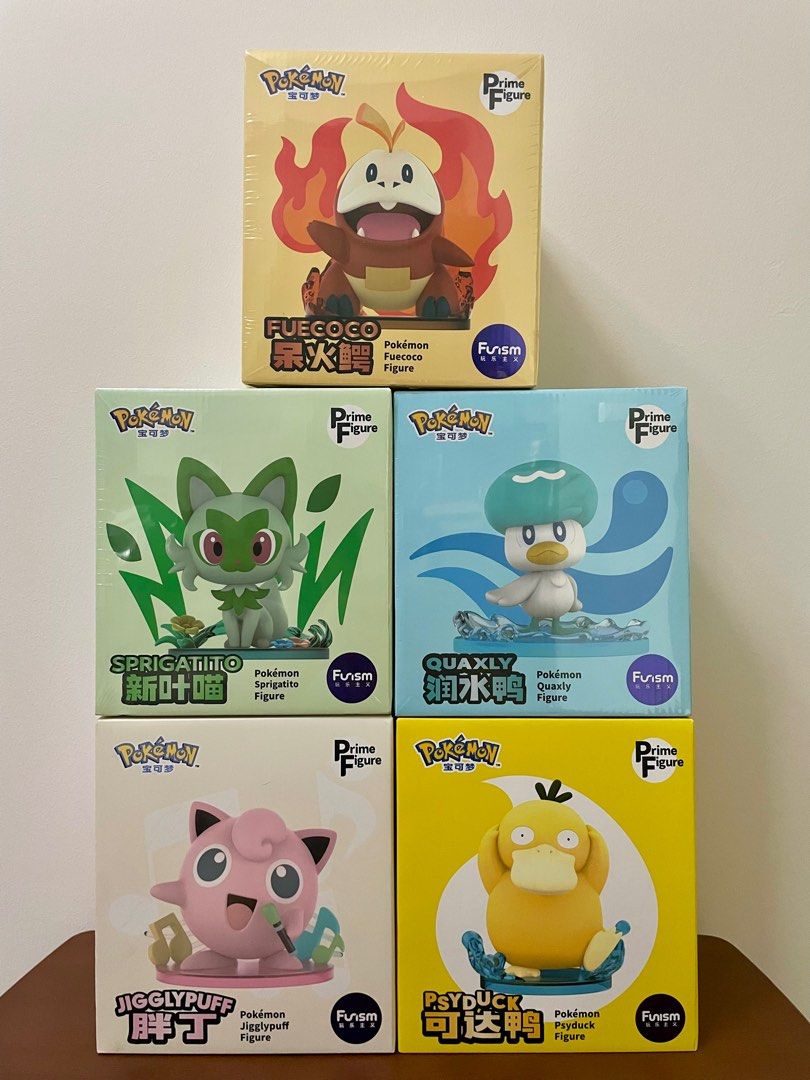 [BNIB] Pokemon x Funism Prime Figure - Pikachu / Fuecoco / Sprigatito ...