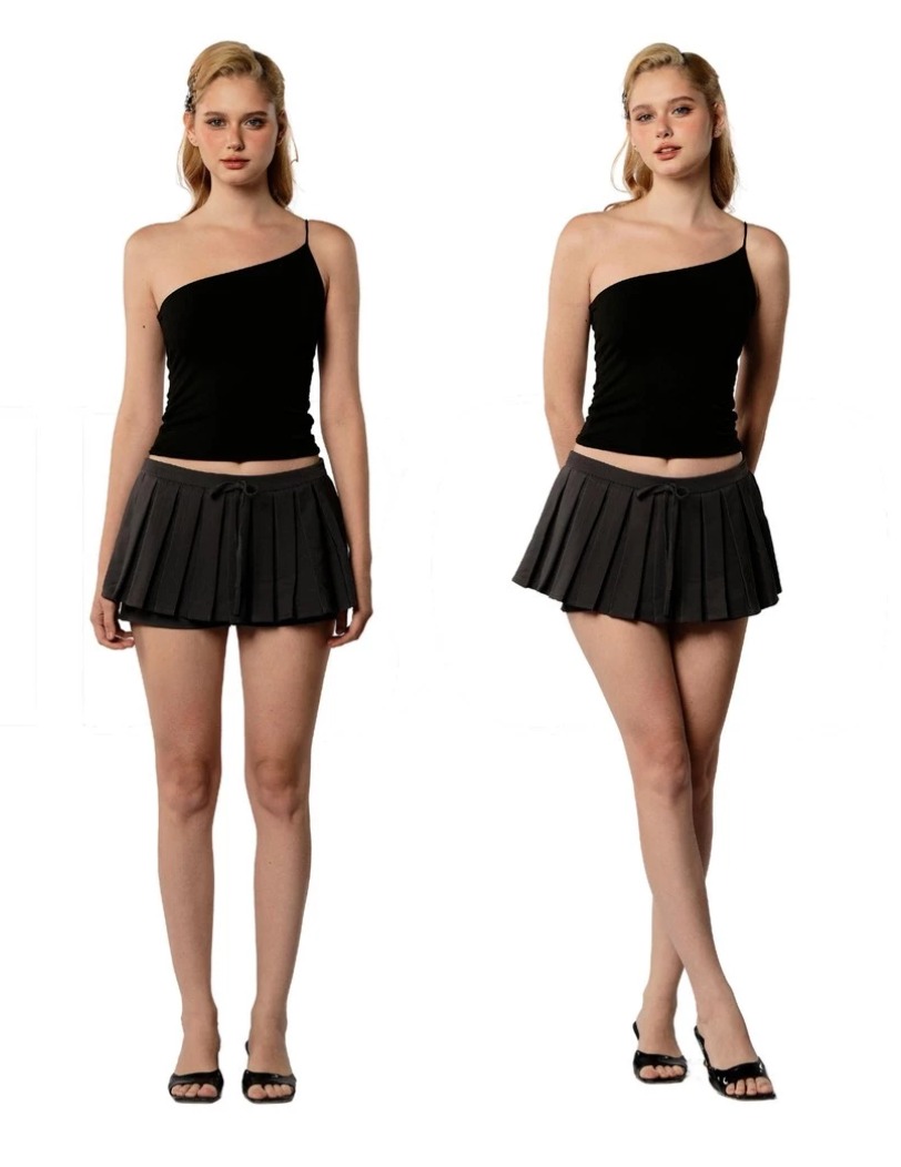 BSCO VASHTI TOP ASYMETRICAL DESIGN, Women's Fashion, Tops, Sleeveless ...