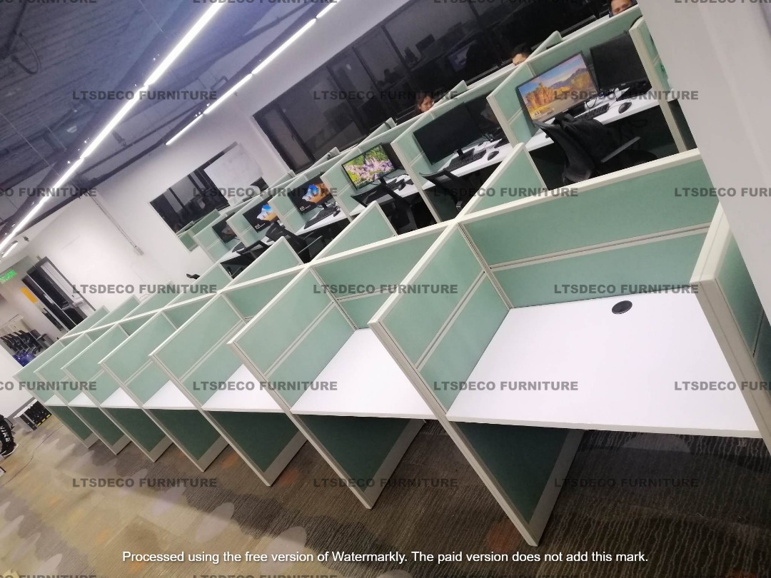 CALL CENTER WORKSTATION CUBICLE | OFFICE PARTITION | OFFICE FURNITURE, Furniture & Home Living ...