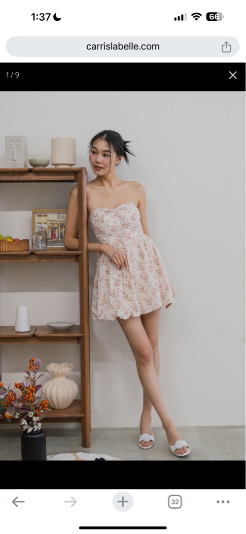 Carrislabelle Roselle Sweetheart Padded Bubble Dress, Women's Fashion, Dresses & Sets, Dresses ...