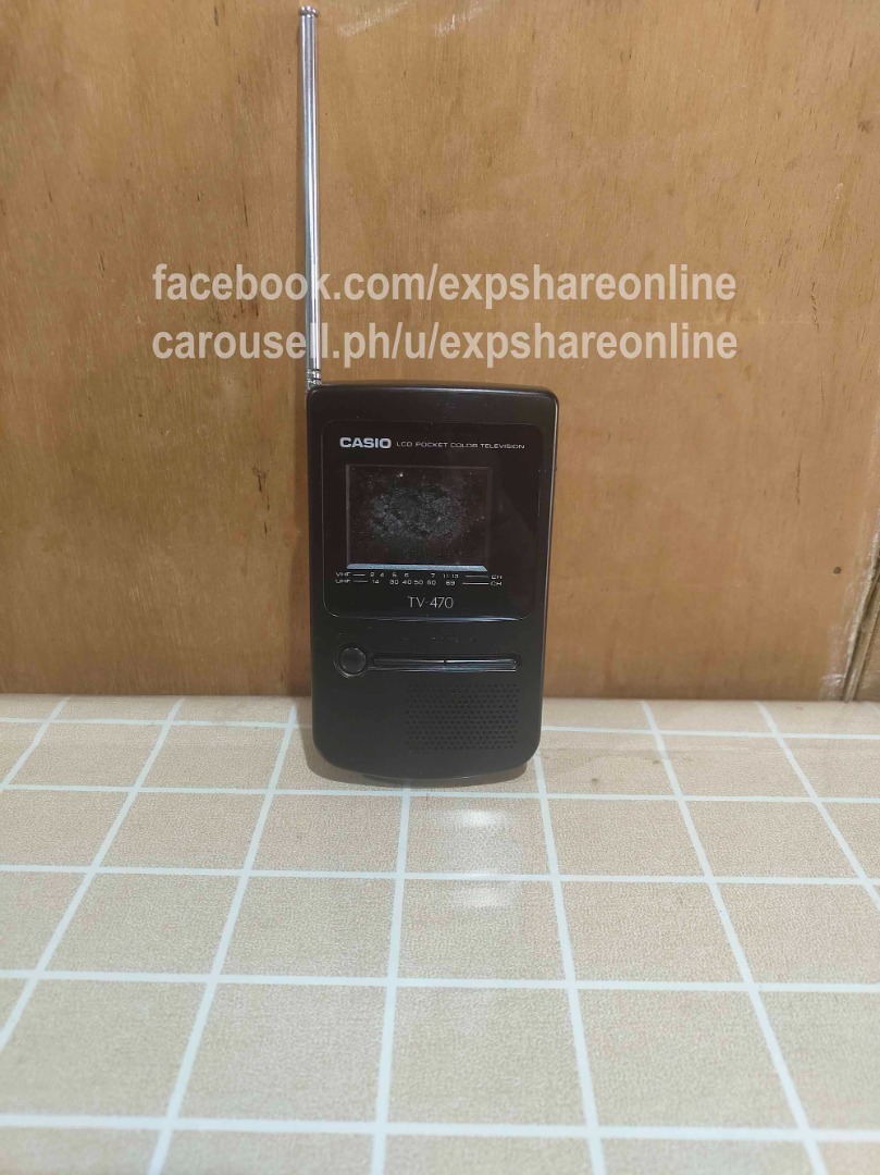 Casio TV-470 LCN Mini Color TV, TV & Home Appliances, TV ...