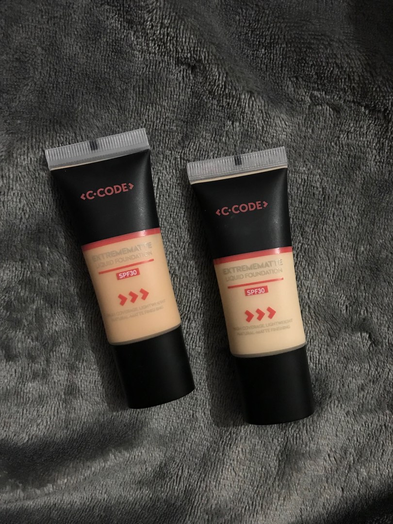 C-Code ExtremeMatte Foundation, Beauty & Personal Care, Face, Makeup on Carousell