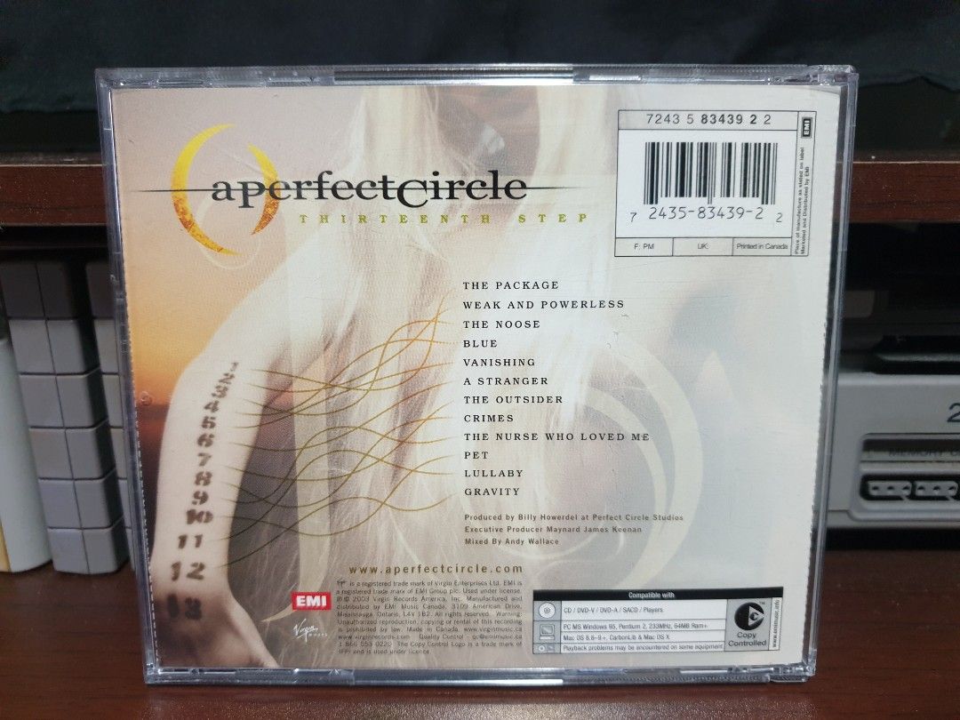 CD A PERFECT CIRCLE - thirteenth step progressive rock metal ...
