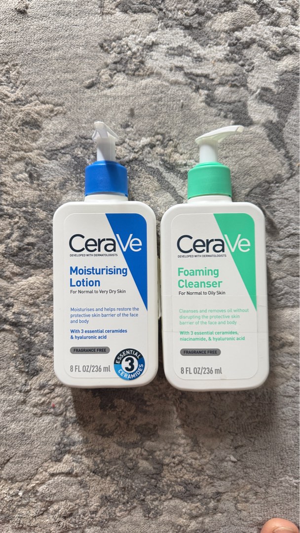Cerave Set (used 2x only), Beauty & Personal Care, Face, Face Care on ...