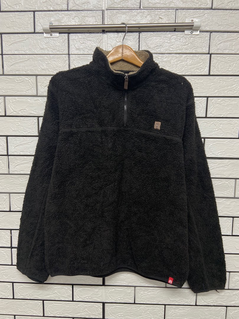 Coleman Half Zipper Sherpa Jacket, Men's Fashion, Coats, Jackets and ...