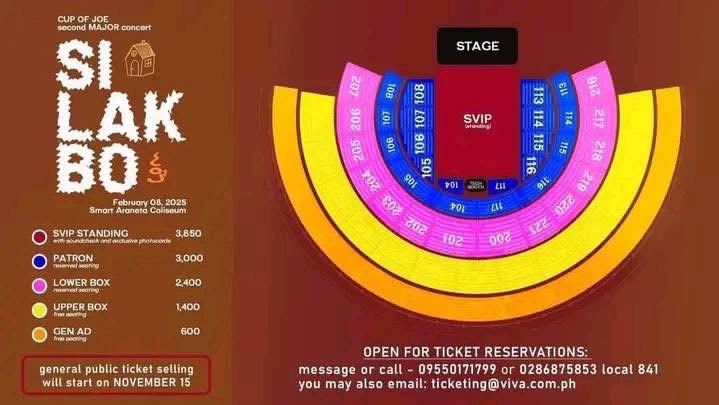 CUP OF JOE SILAKBO CONCERT, Tickets & Vouchers, Event Tickets on Carousell