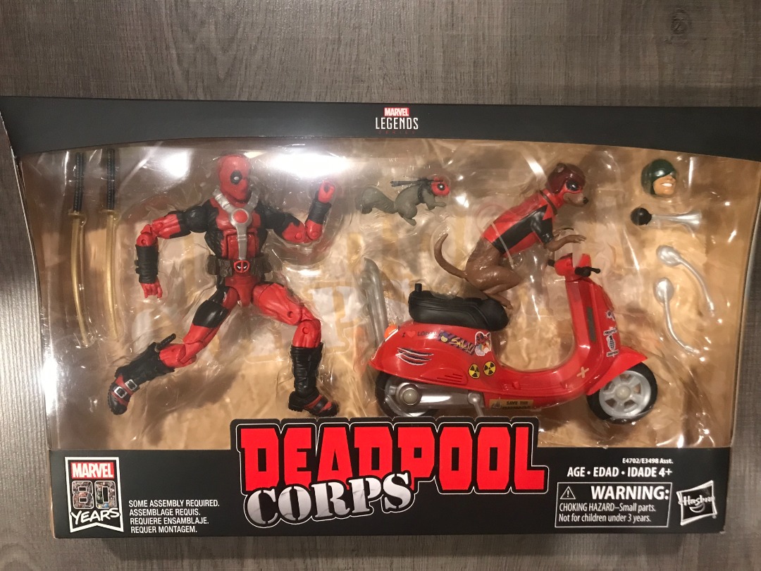 Deadpool with Scooter Hasbro Marvel Legends Deadpool Corps 6" Action ...