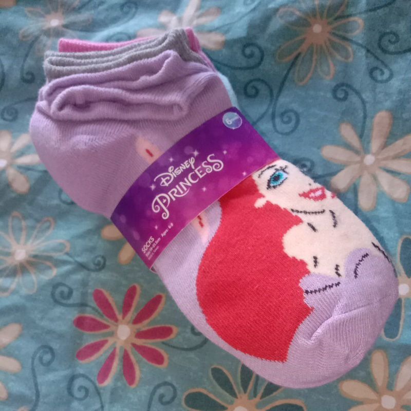 Disney Princess Socks 6 pairs, Women's Fashion, Watches & Accessories ...