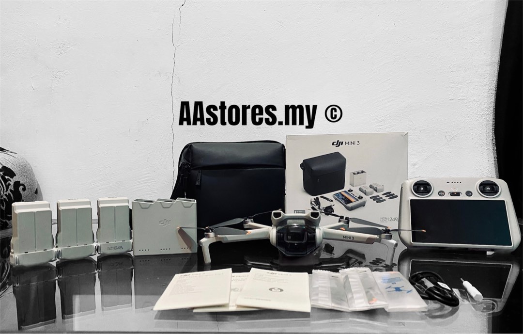 Dji mini 3 (rc) fmc plus drone, Photography, Drones on Carousell