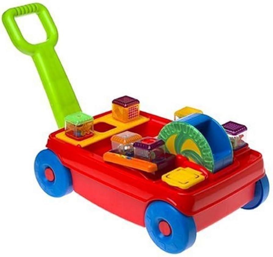 Fisher-Price Peek A Blocks 2 in 1 Activity Wagon, Hobbies & Toys, Toys ...