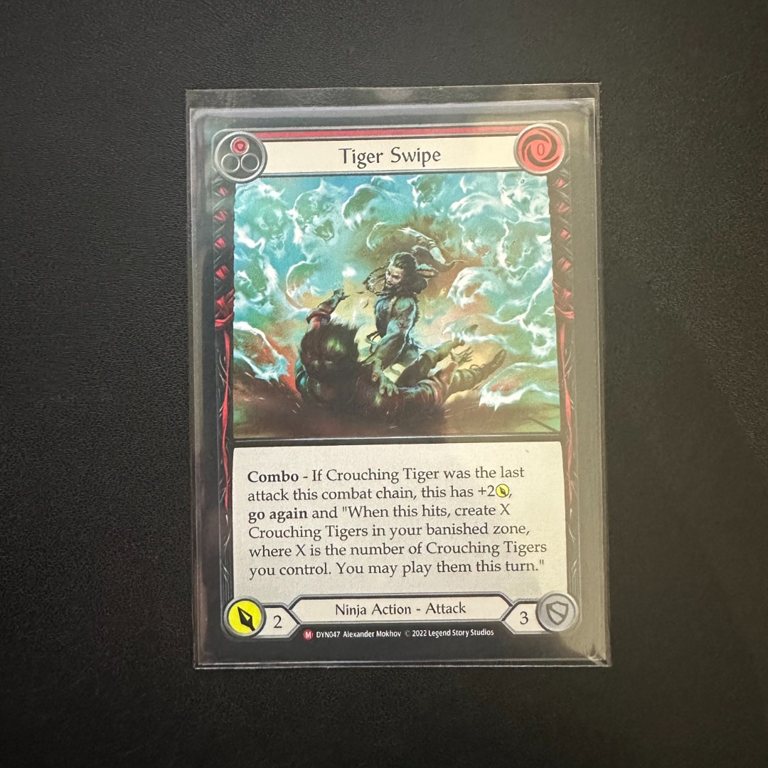 Flesh and Blood TCG: Tiger Swipe RF/Normal, Hobbies & Toys, Toys ...