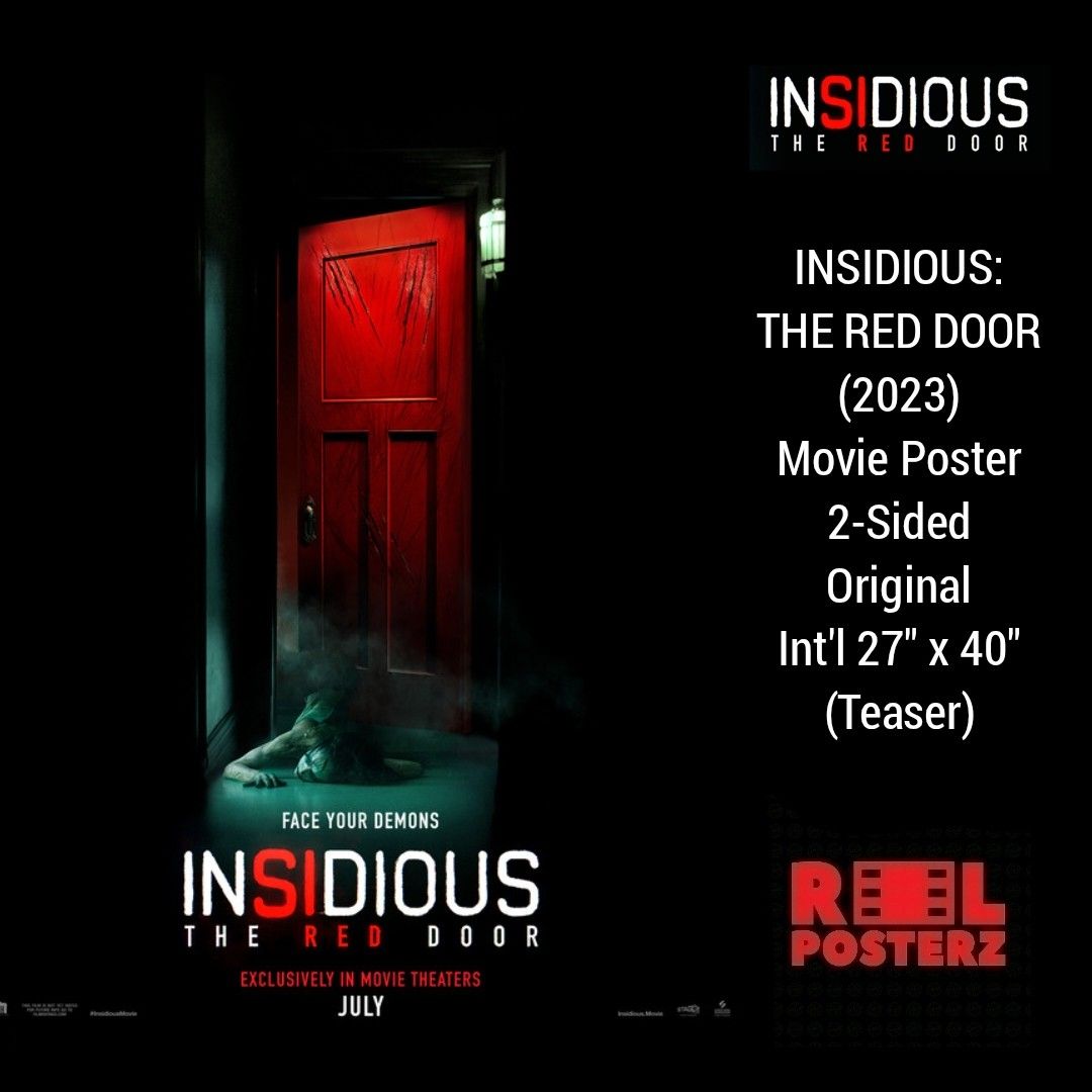 INSIDIOUS: THE RED DOOR (2023) Movie Poster 2-Sided Original ...