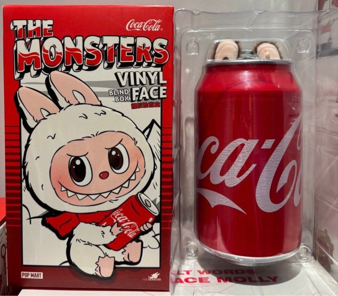 (Instock) Mysterious Guest Labubu V3 Coca Cola - Popmart Pop mart ...