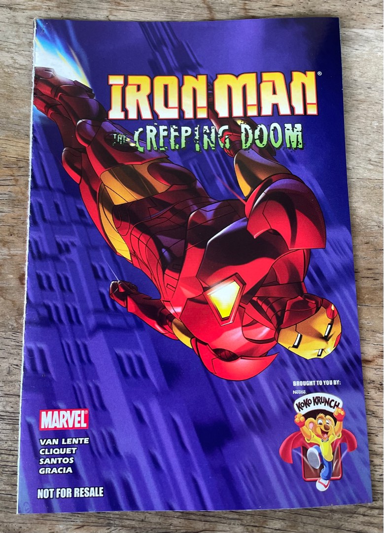 Iron Man: Creeping Doom - Marvel Comics / Koko Krunch Comic (Local ...