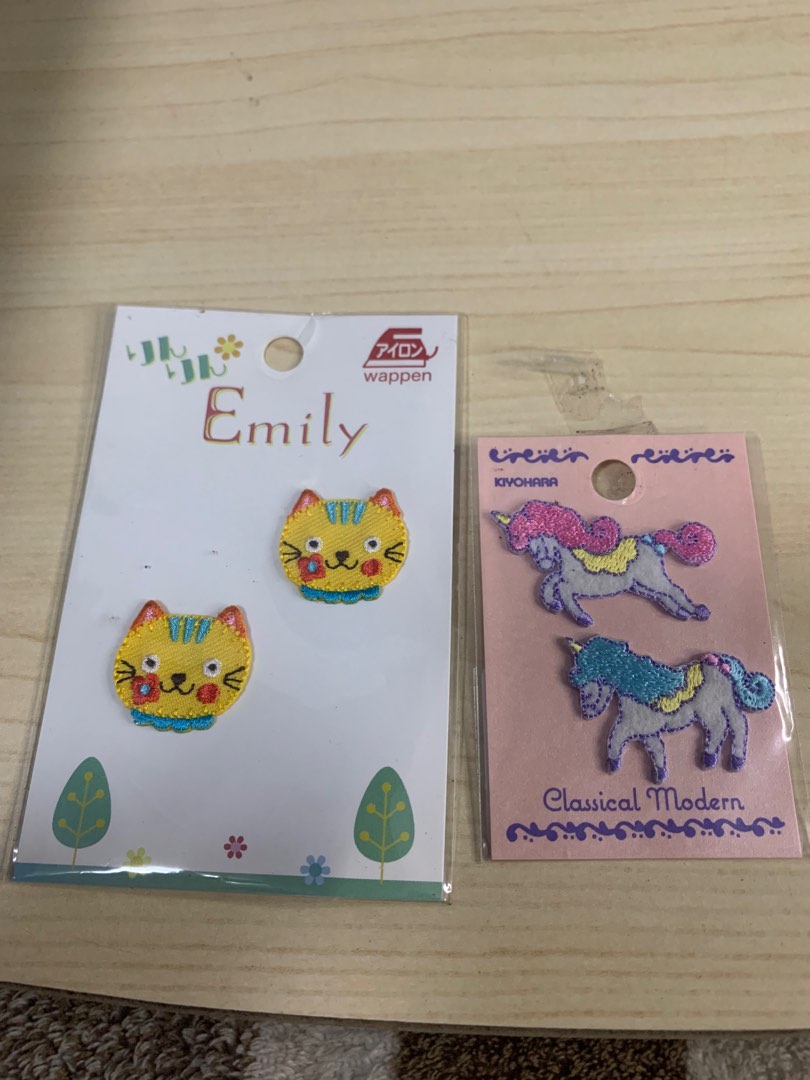 Japan brand cute small diy patches, Hobbies & Toys, Stationary & Craft ...