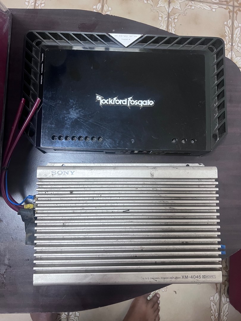 Jbl 1000w sub woofer , Sony 4channel amp, rockford fosgate 4channel amp ...