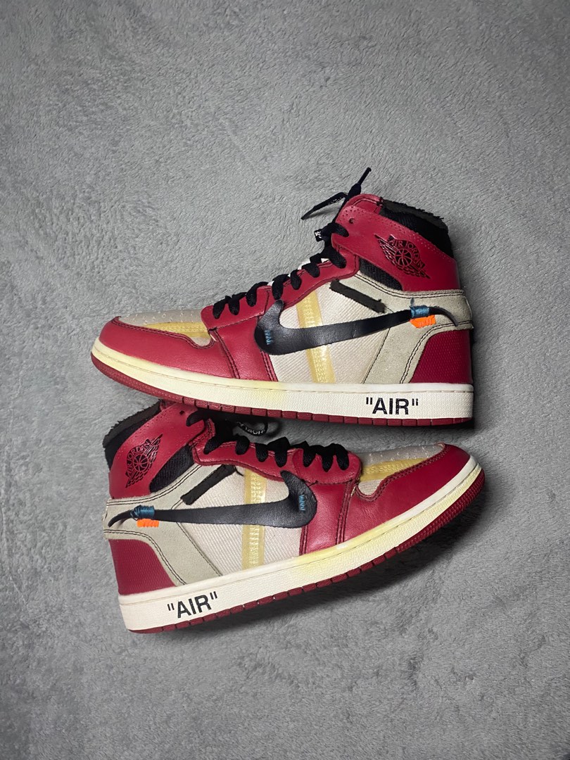 Jordan 1 Retro High Off- White Chicago, Men's Fashion, Footwear, Sneakers on Carousell