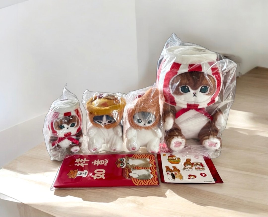 KFC Mofusand Plush & Keychains Complete Set, Hobbies & Toys ...