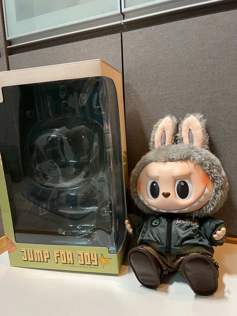 Labubu jump for joy, Hobbies & Toys, Toys & Games on Carousell