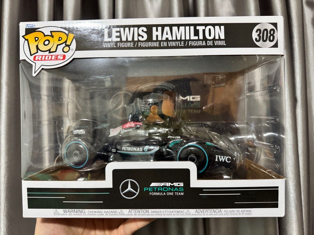 Lewis Hamilton FUNKO POP! RIDE SUPER DELUXE: F1 Mercedes AMG Petronas ...