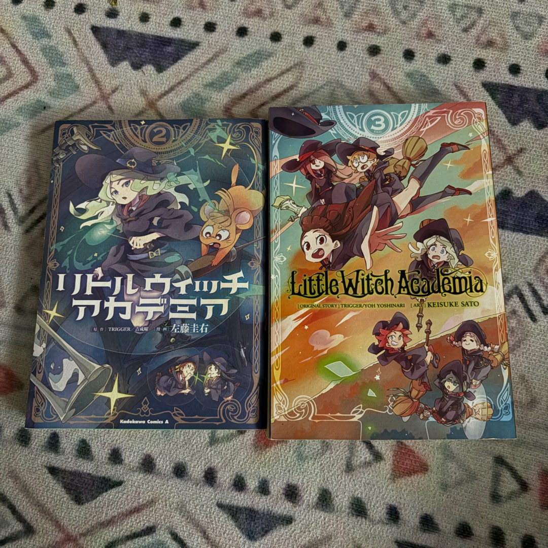 Little Witch Academia official mangas, Hobbies & Toys, Books ...