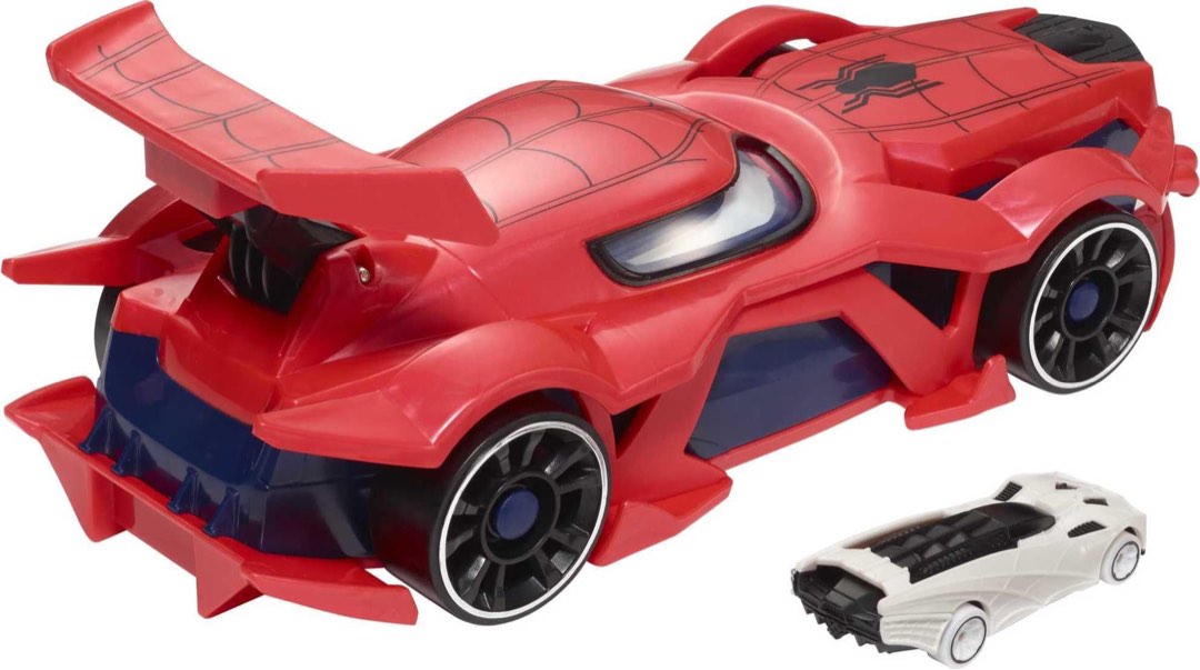 MARVEL HotWheels Spider-Man Web-Car Launcher, Hobbies & Toys, Toys ...