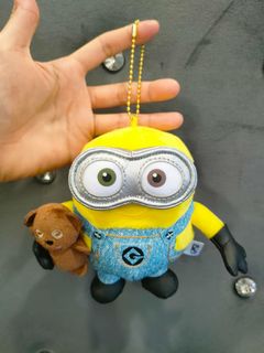 Minion Despicable Me Keychain Plush Soft Toy, Hobbies & Toys, Toys ...