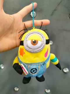 Minion Despicable Me Keychain Plush Soft Toy, Hobbies & Toys, Toys ...