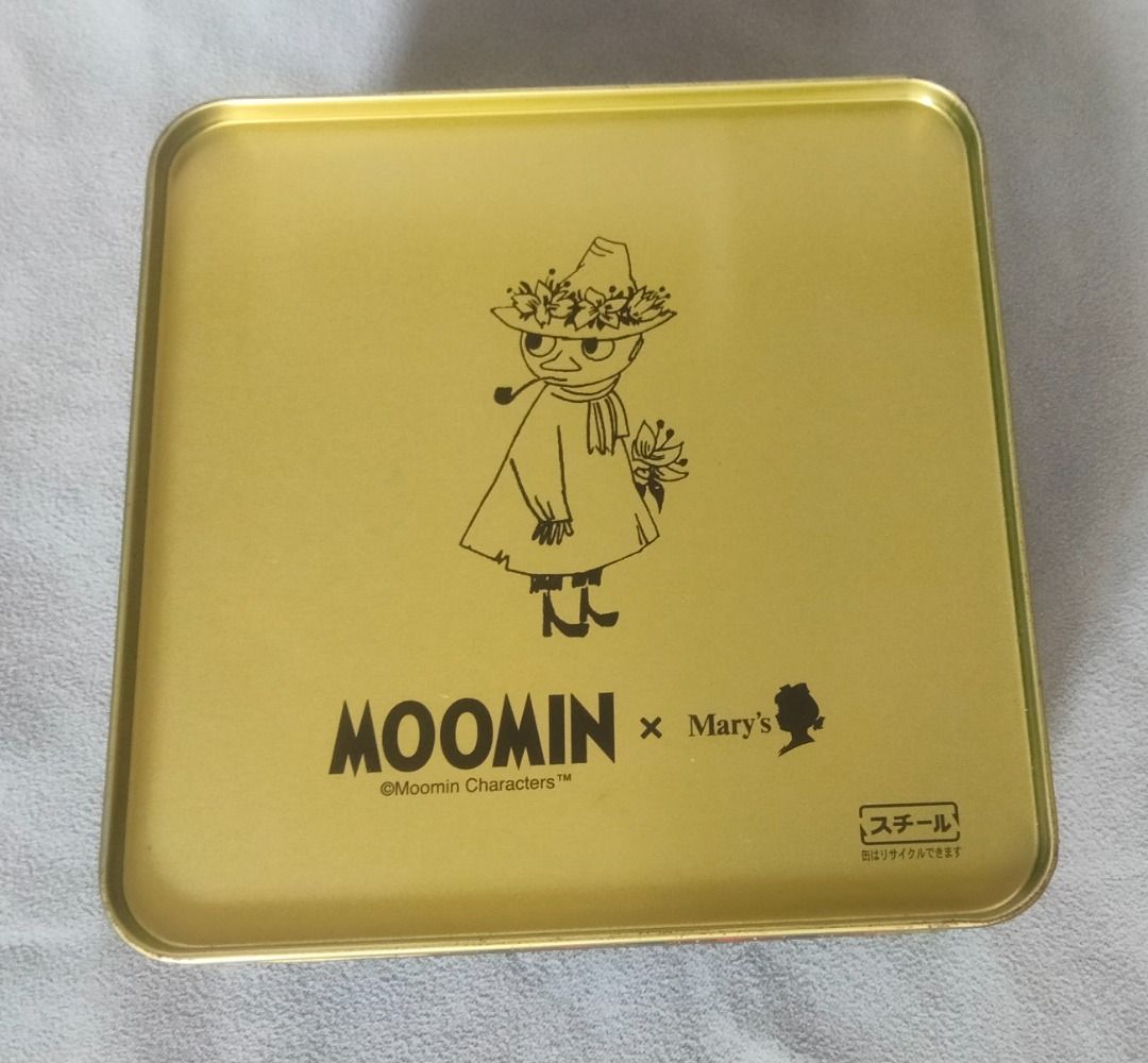 MOOMIN x Mary's Chocolate 2021 Collaboration Embossed Characters Tartan ...