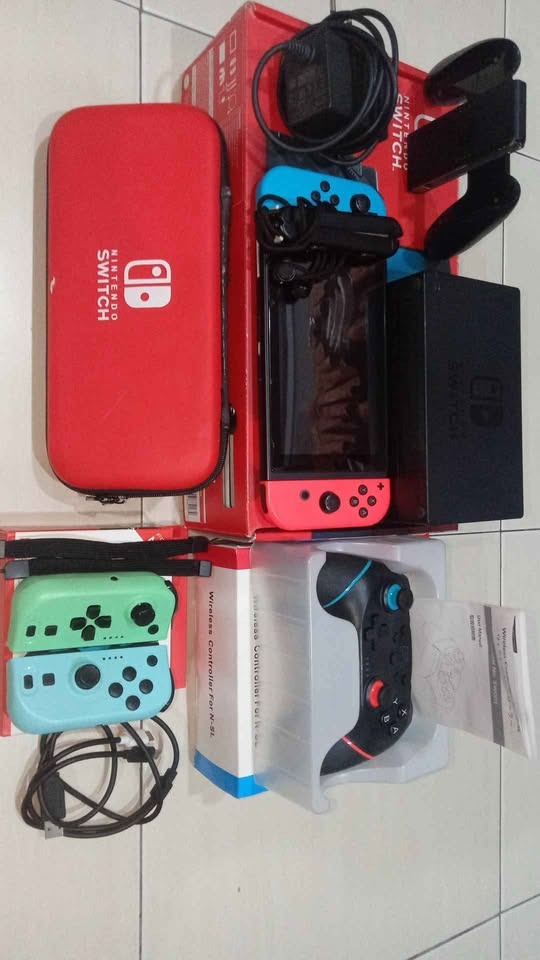 NINTENDO JAILBREAK V2 FULLSET 512 GB 50 GAMES DUAL MODE SYSTEM 17.0.1 ...