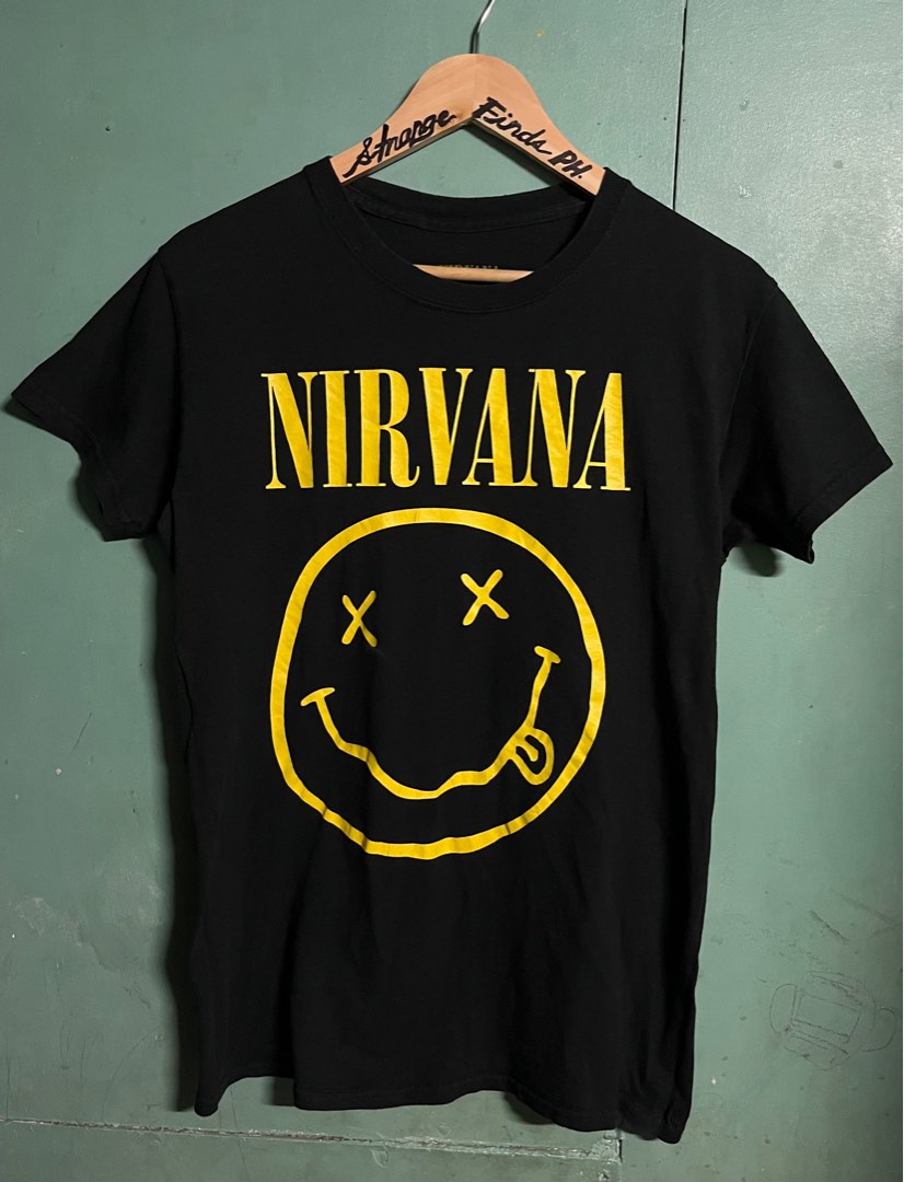 Nirvana Band tee Official Tag, Men's Fashion, Tops & Sets, Tshirts ...
