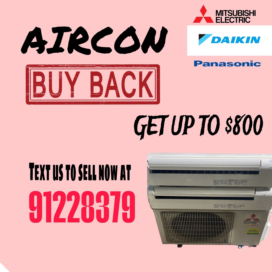 Old Aircon Buy back, TV & Home Appliances, Portable Air Conditioners ...