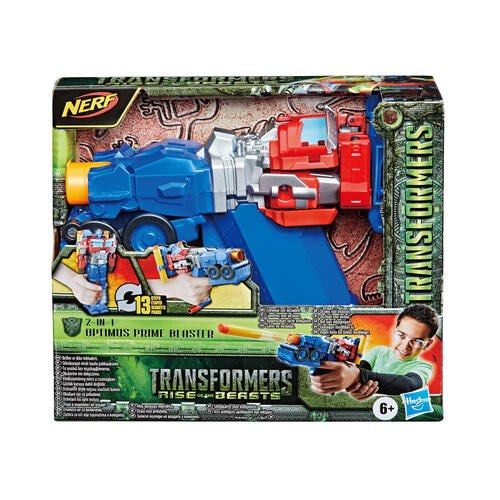 Optimus prime 2 in 1 blaster nerf gun transformers rise of tge beasts ...