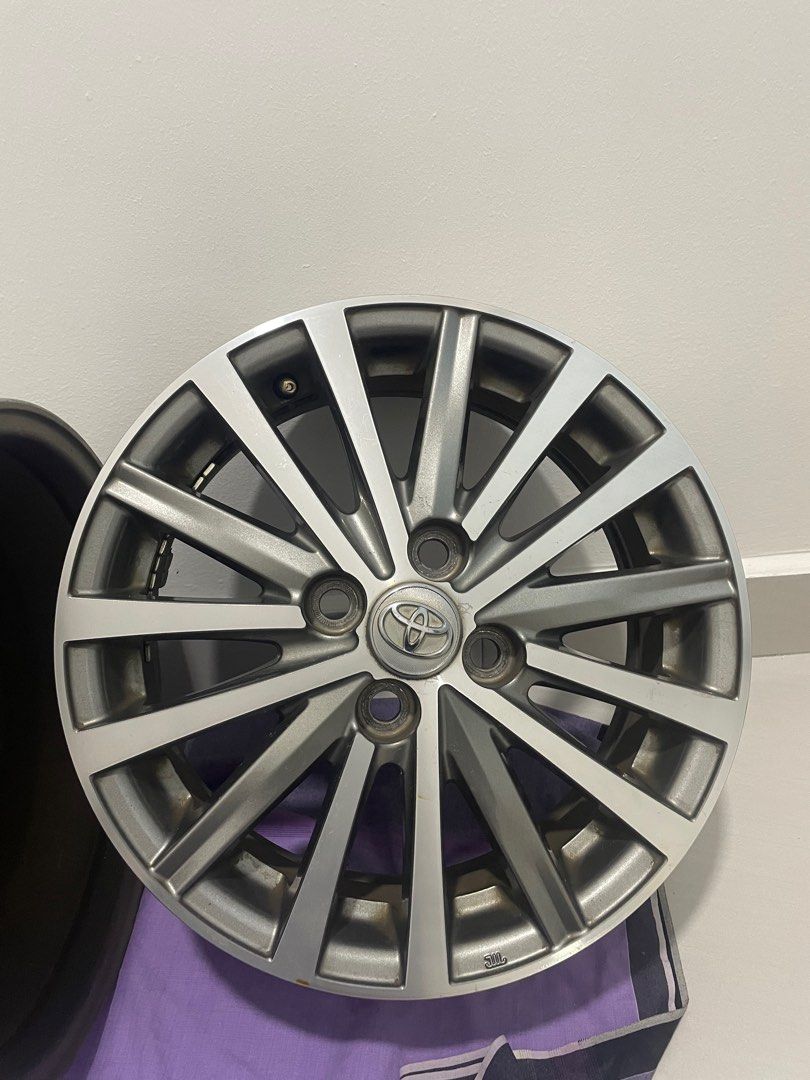 Original Sport Rim Toyota Vios Model NCP 150, Auto Accessories on Carousell